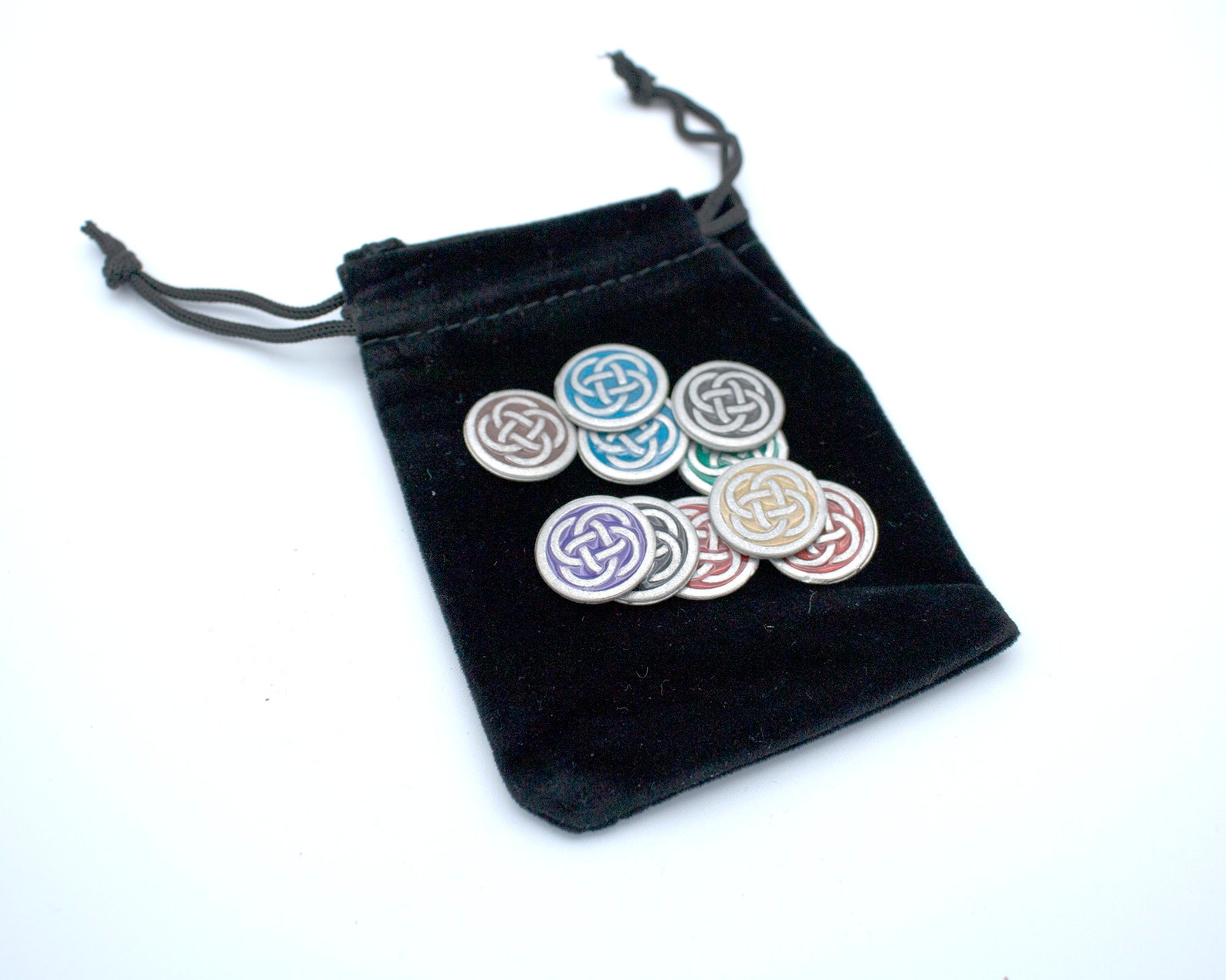 10 Celtic Knot Tokens Great for Magic the Gathering Dungeons - Etsy