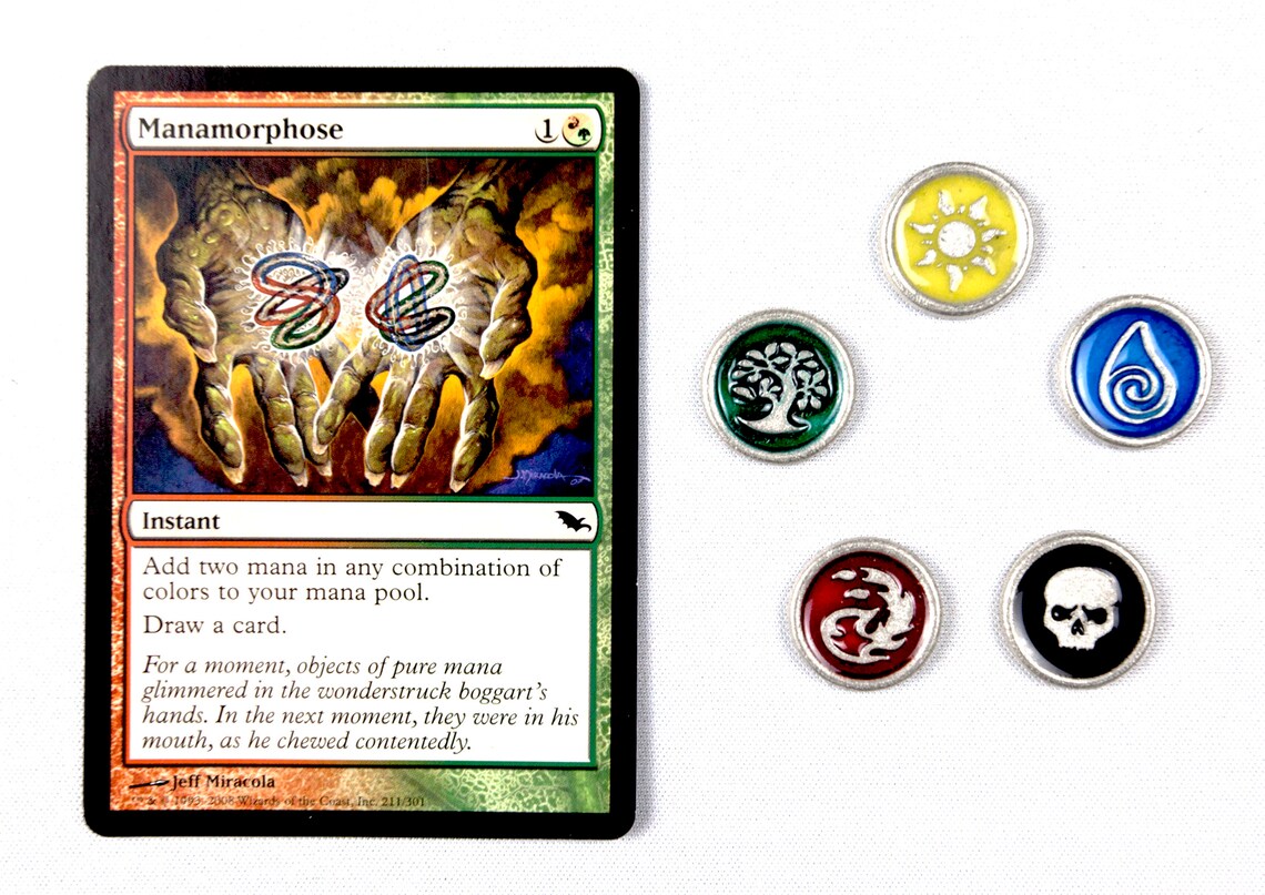 Magic the Gathering Mana Symbol Counter Set MTG Tokens - Etsy
