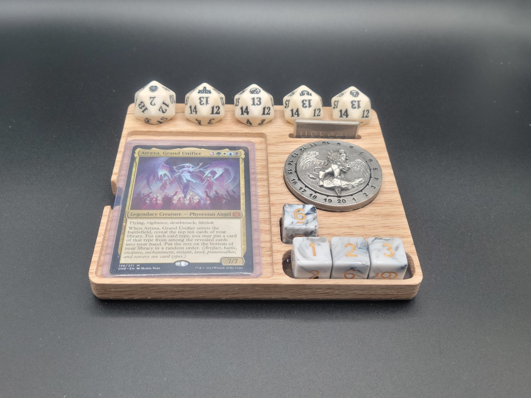 Magic the Gathering Commander Zone Station, MTG EDH Commander Stand - Etsy