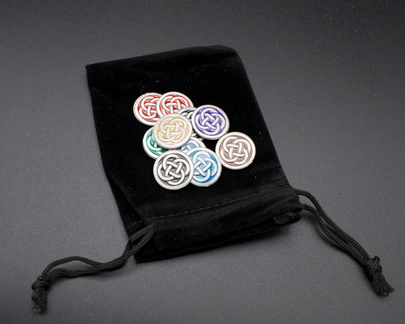 10 Celtic Knot Tokens Great for Magic the Gathering Dungeons | Etsy