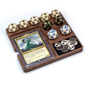 Magic the Gathering Commander Zone Station, Spin Down Clicker Tray and ...