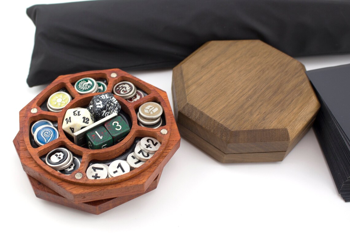 Magic the Gathering Mana Pool Token and Life Counter Carrying | Etsy