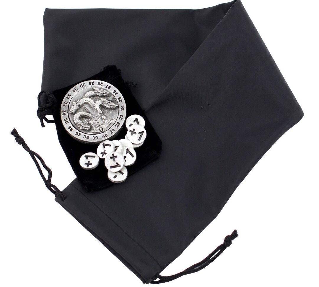 Hydra MTG Life Counter With A Playmat Bag and Ten +/- Tokens, Magic the ...