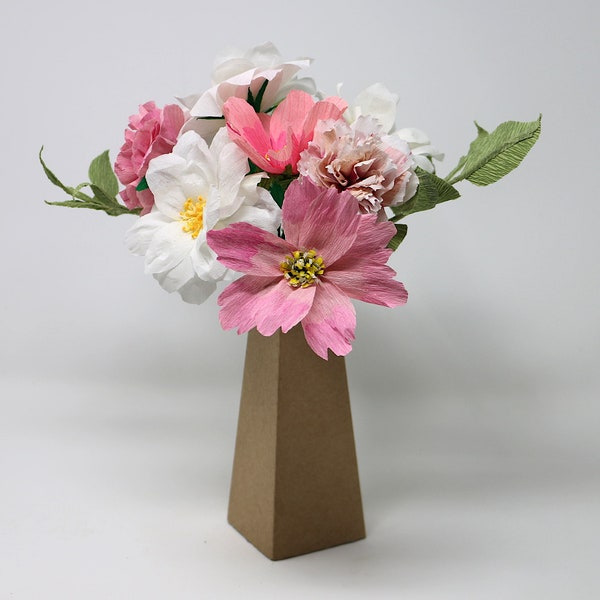 Paper Cardboard Vase - Etsy