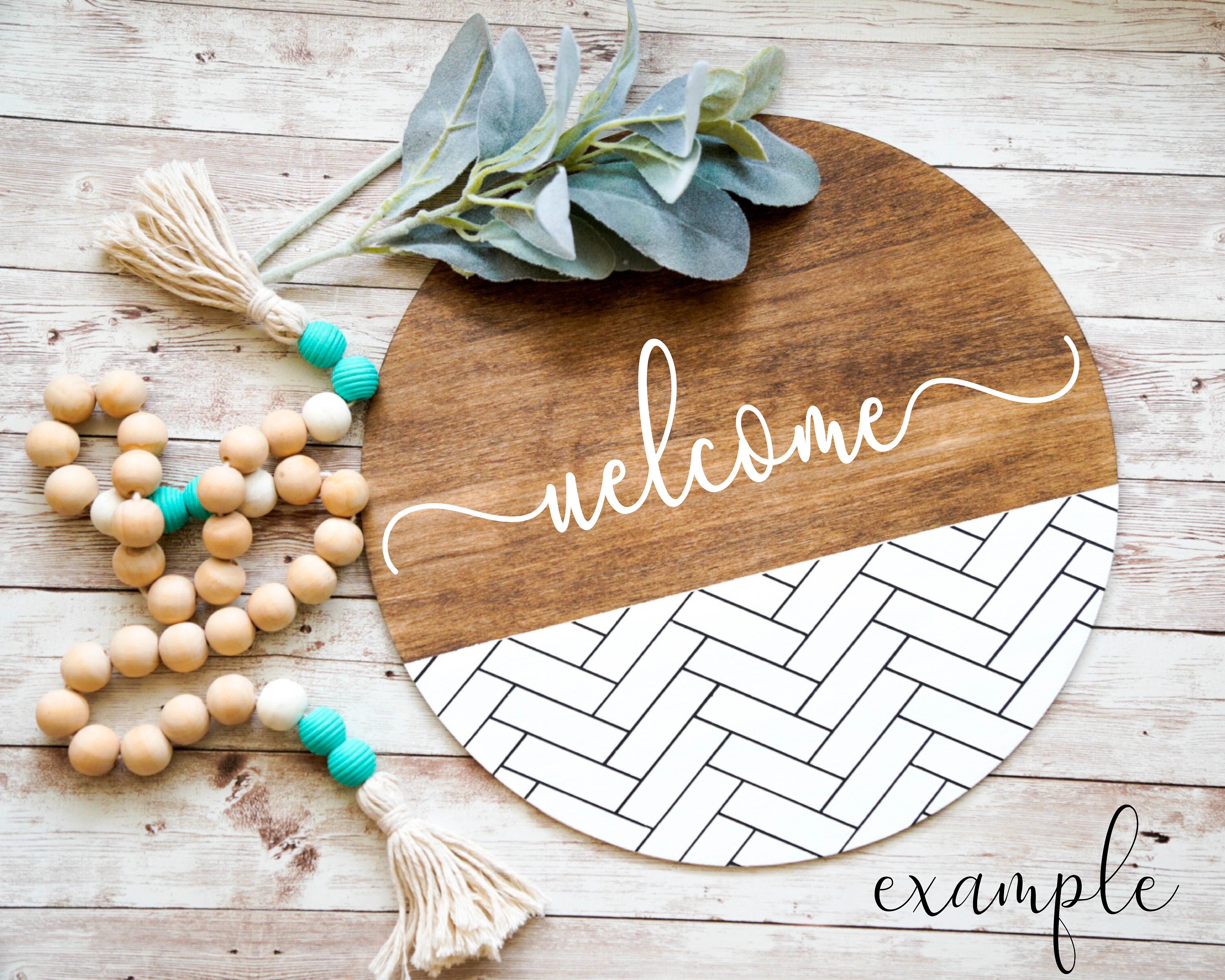 Door Hanger SVG Door Hanger Welcome Sign Svg Round Door - Etsy