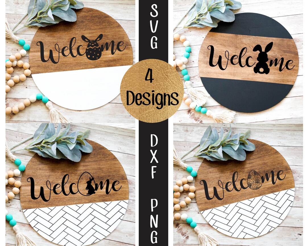 Welcome SVG Bundle, Door Hanger Svg, , Easter SVG, Welcome Sign ...