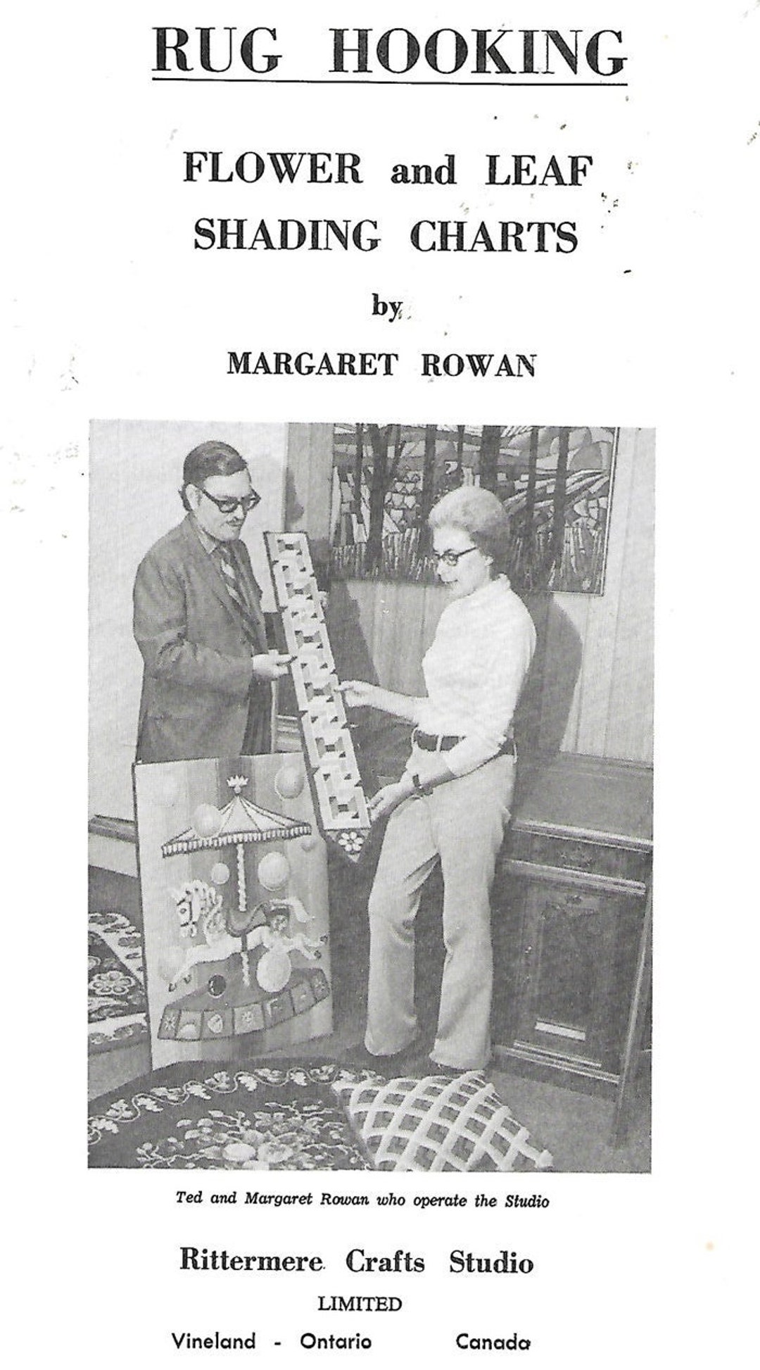 Rug Hooking Book SHADING CHARTS for Flowers & Leaves by Margaret Rowan ...