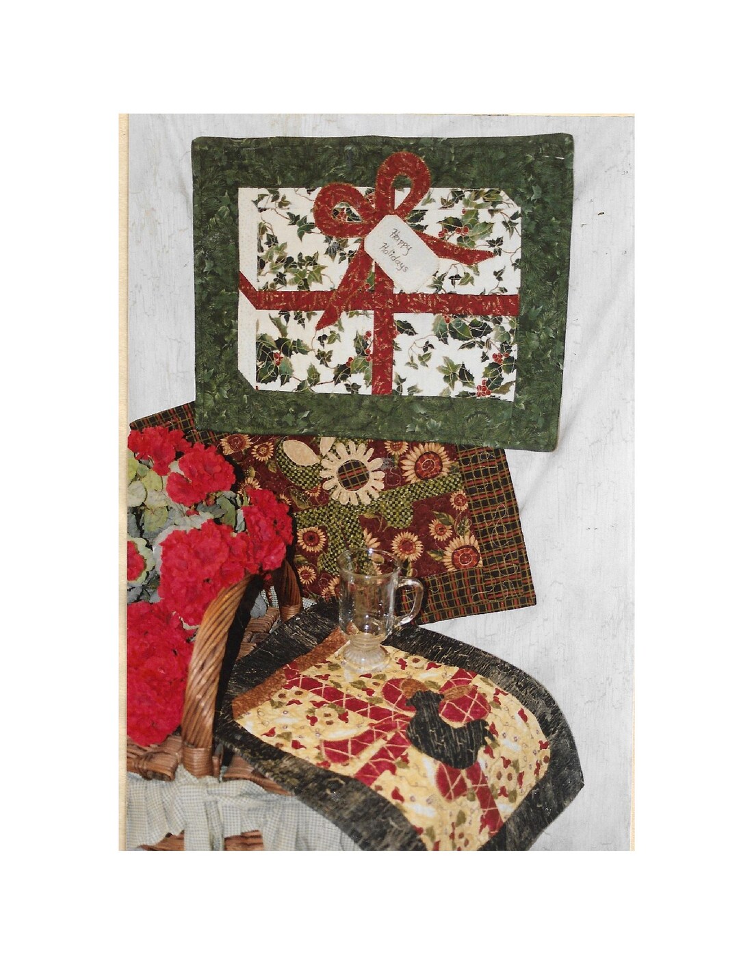 Sewing Pattern - FESTIVE PACKAGE Placemats by Pearl Louise - Plus 12 ...