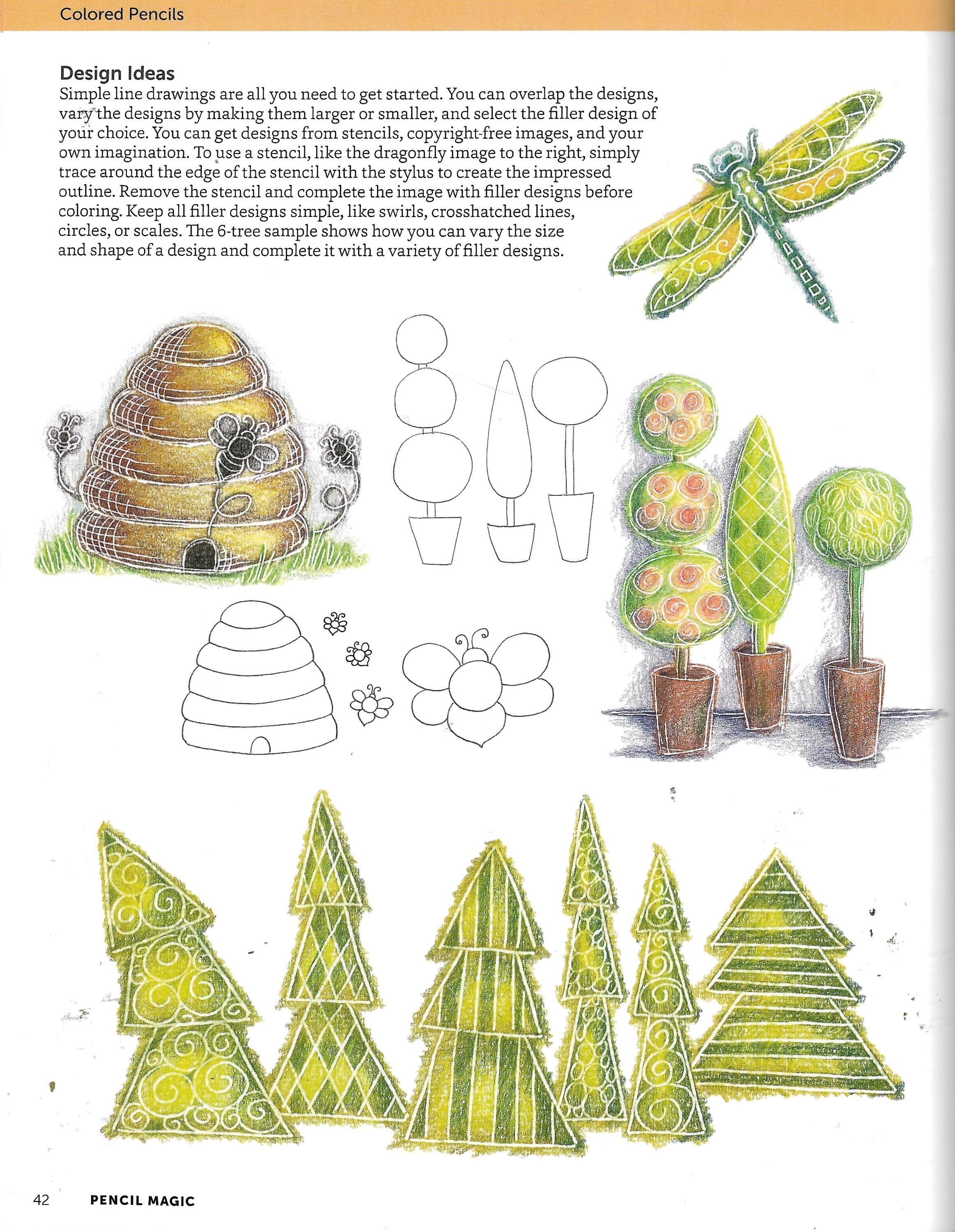 Book - PENCIL MAGIC - Simple Techniques for Color & Graphite Pencils ...