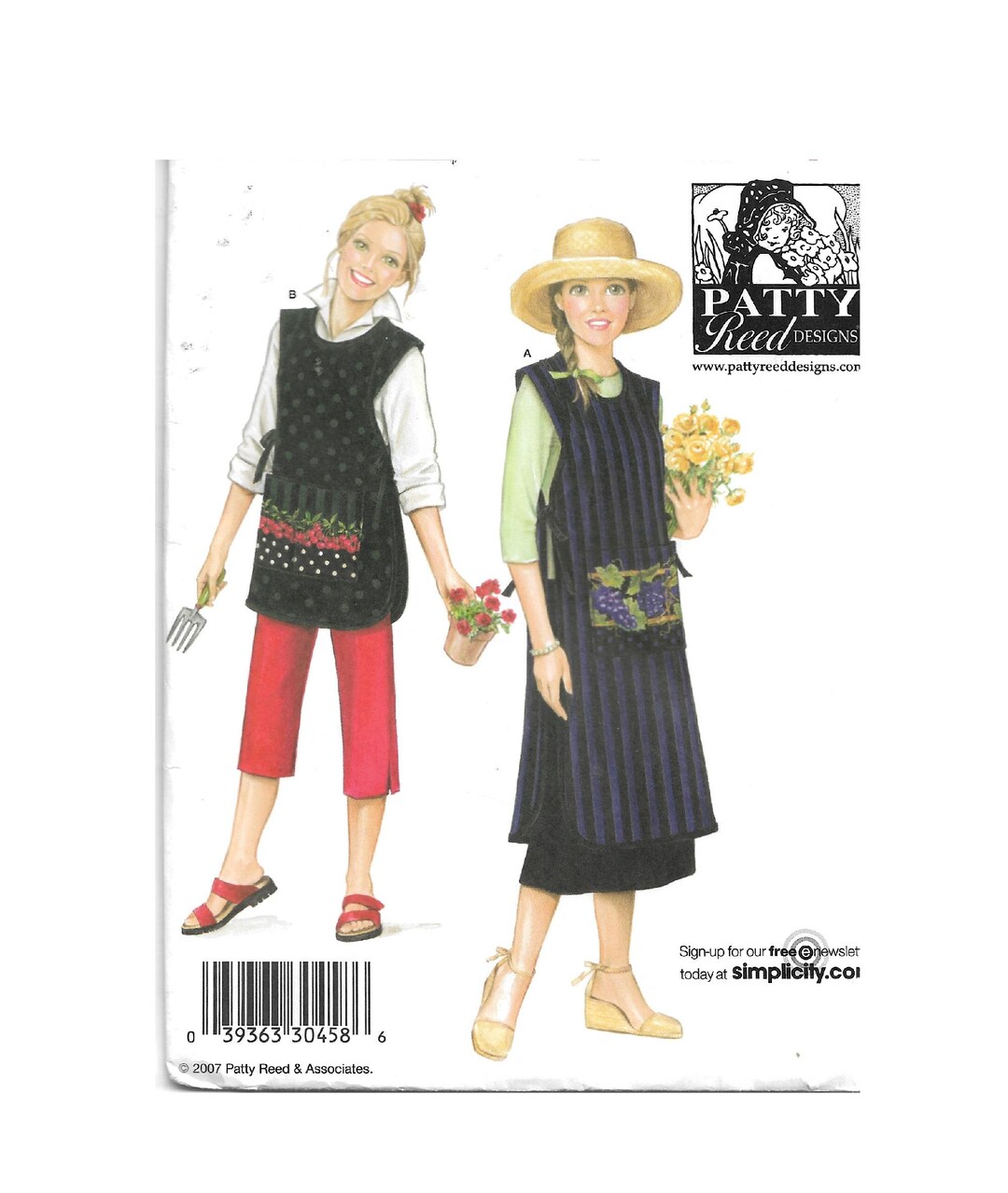 Simplicity Sewing PATTERN #3818 for Misses Aprons, Patty Reed Design ...