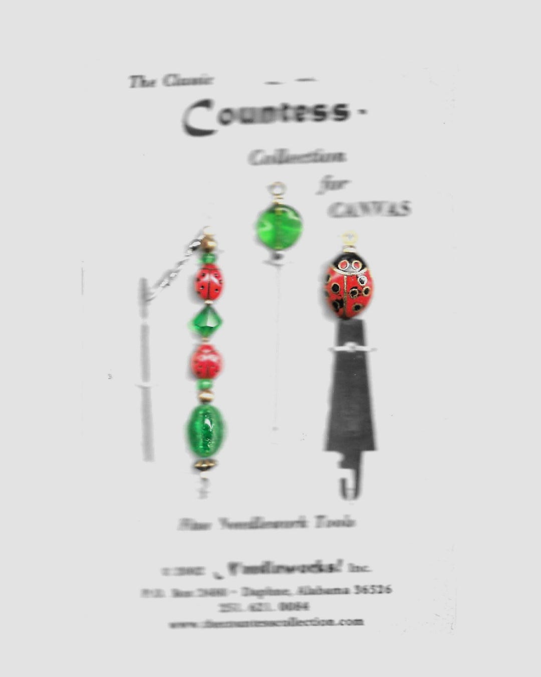 NEEDLEWORK TOOLS - Ladybug Countess Collection - Threader, Stitch ...