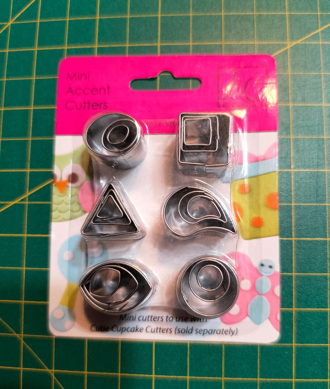 Tiny Cutters - Set of 18 GEOMETRIC SHAPES - Stainless Steel, Small 1/4 ...