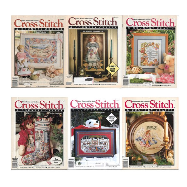 Cross Stitch and Country Crafts Magazine - Etsy