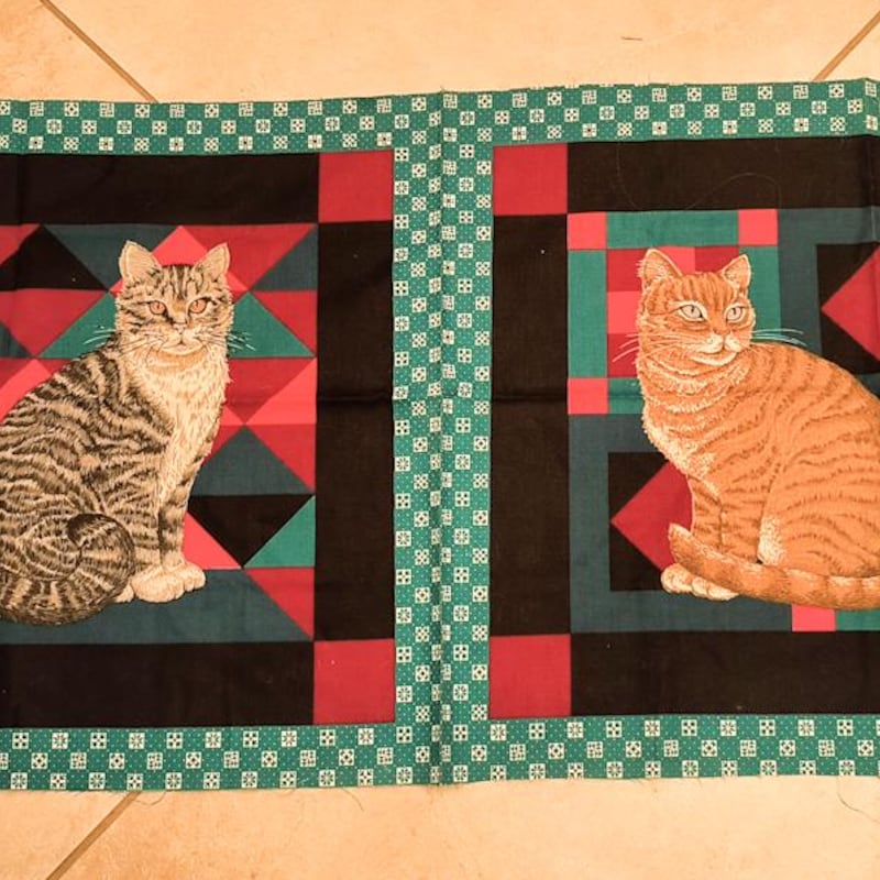 Patchwork Cats - Etsy
