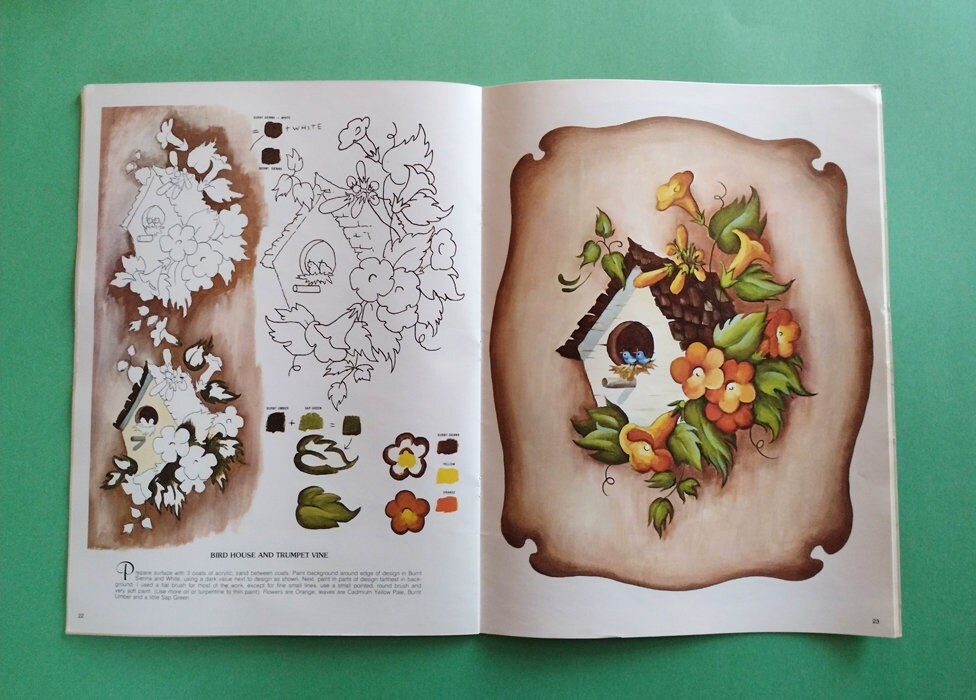 Artist Book TOLE PAINTING by Walter Foster 25 Projects Painting ...