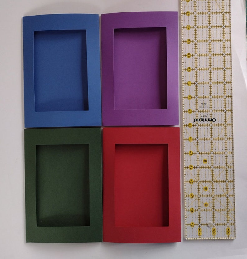 Tri-fold APERTURE Cards - Set of 3 Heavyweight Cards 5.5" X 8" With ...