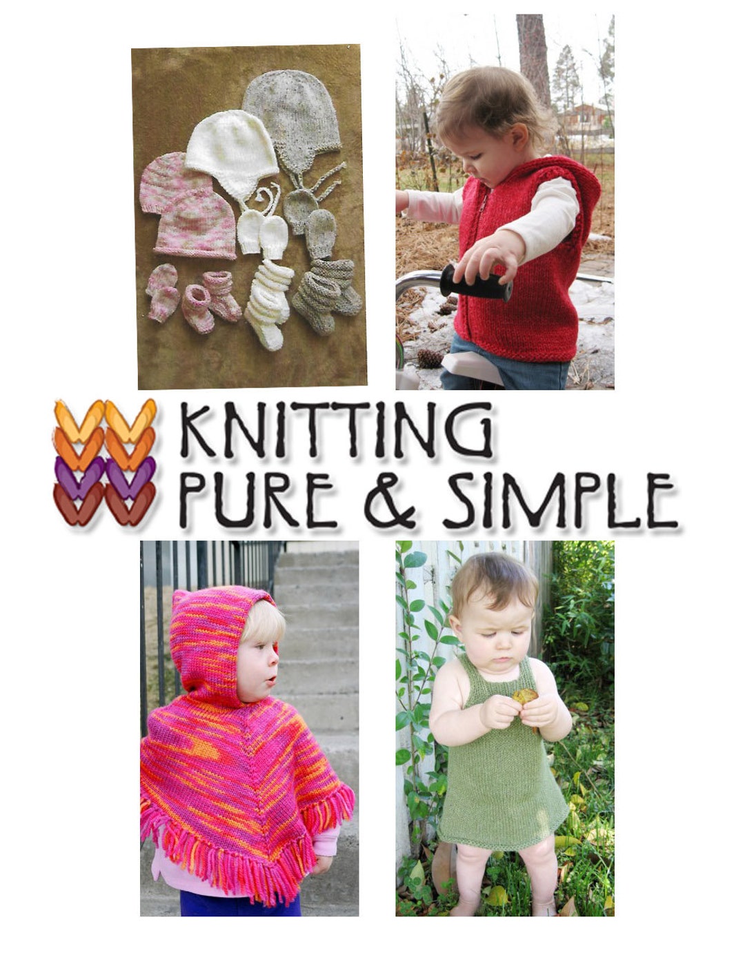 KNITTING PURE & SIMPLE Collection for Kids Knitting Patterns - Etsy