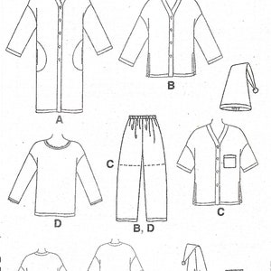 Simplicity SEWING PATTERN for Adult Robe, Pajamas, Shirt, Shorts, Pants ...