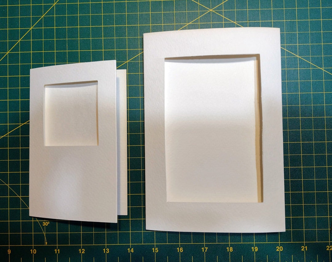 Watercolor Paper Tri-fold APERTURE Cards - Choice of Size, Heavyweight ...