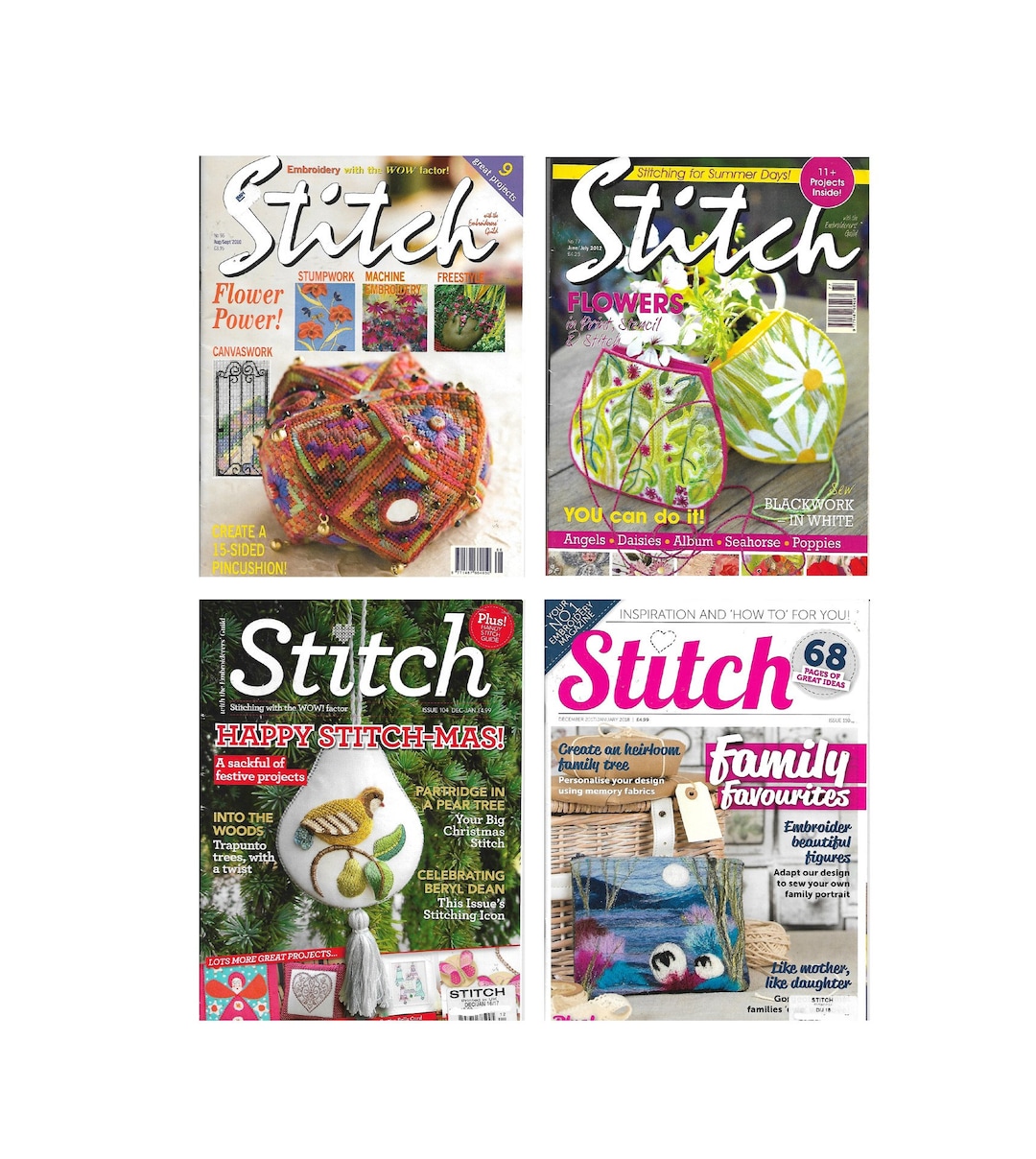 Magazines - STITCH With the Embroiderers' Guild - Back Issues 2010 to ...