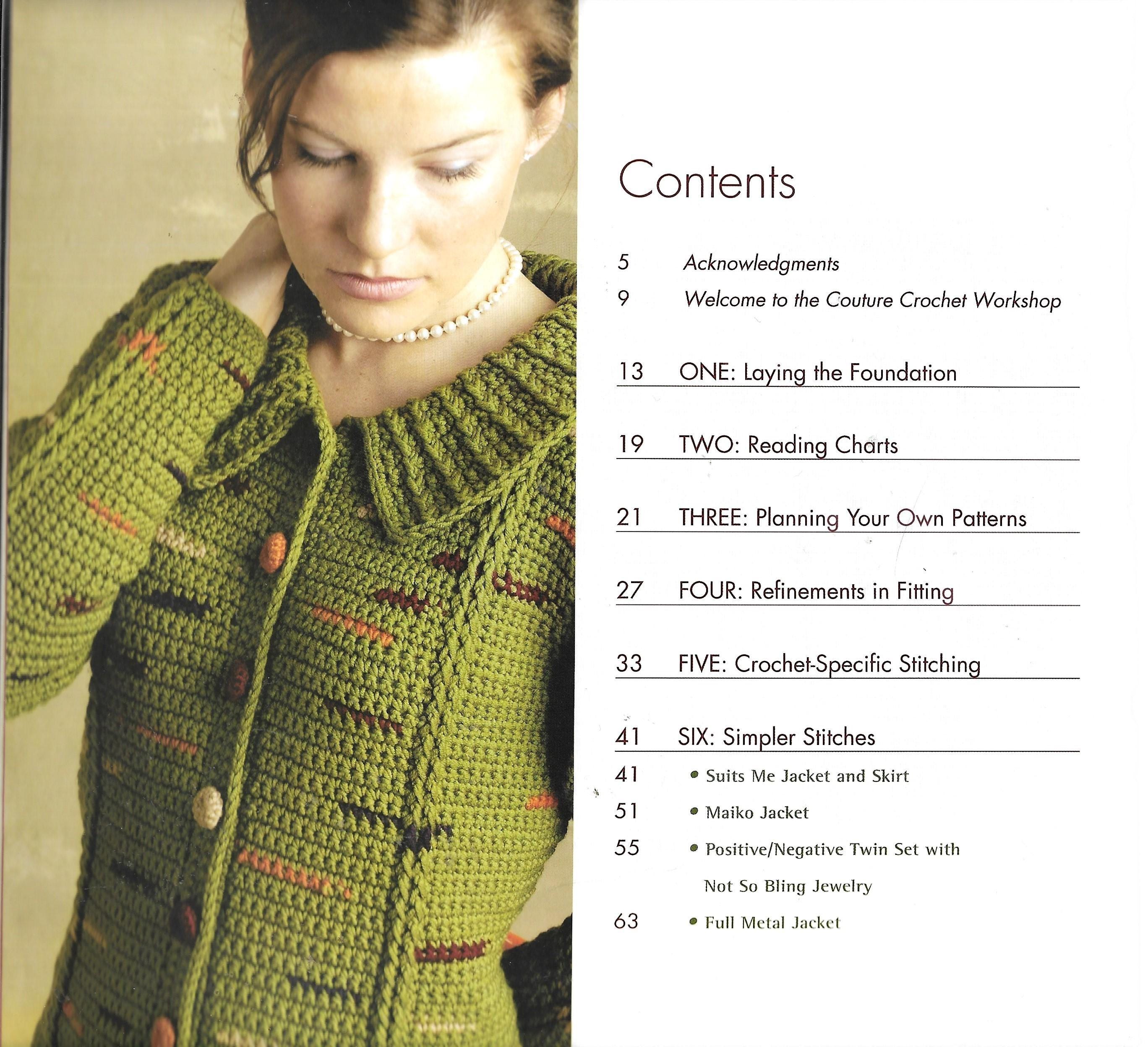 Book - COUTURE CROCHET by Lily Chin - Workshop Teaching Design Plus 24 ...