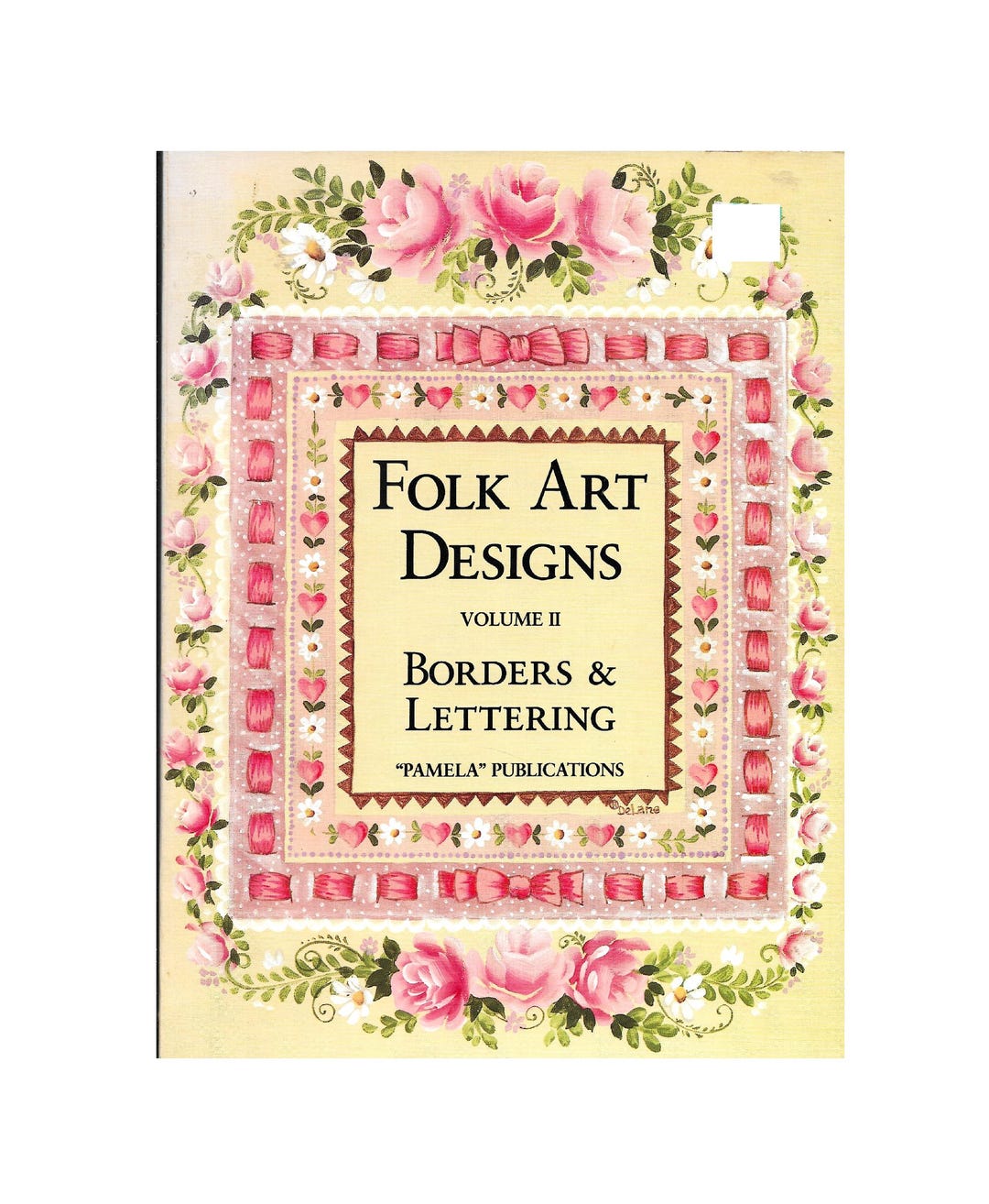 Book FOLK ART Designs Volume 2 Borders & Lettering by Pamela ...