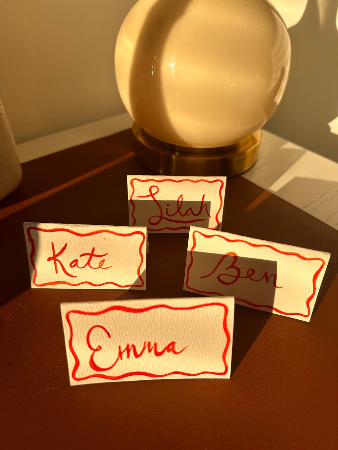 Hand Painted Table Placecards - Etsy