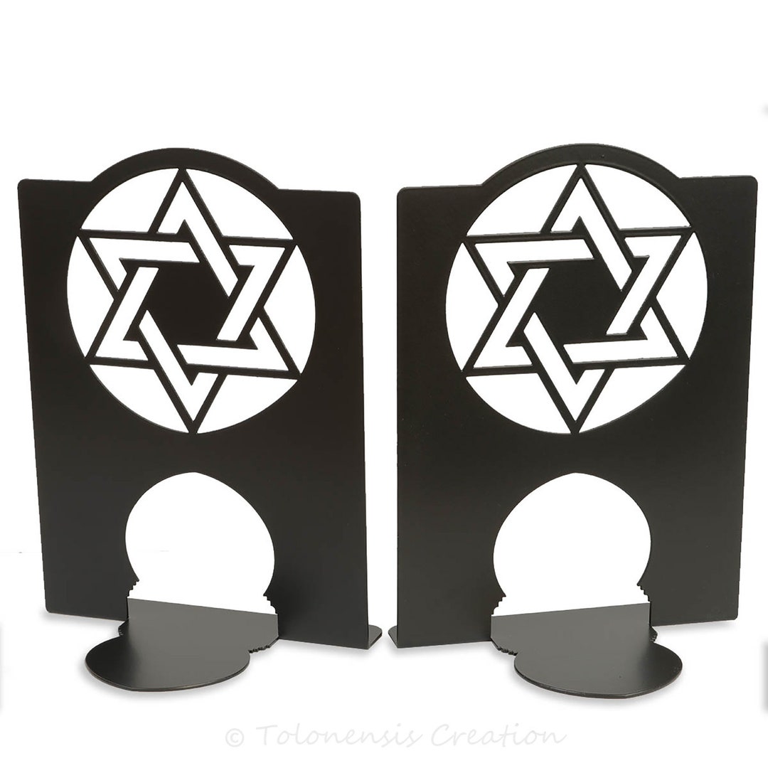 Bookends Magen David,star of David Decoration,judaica Gifts for Home ...