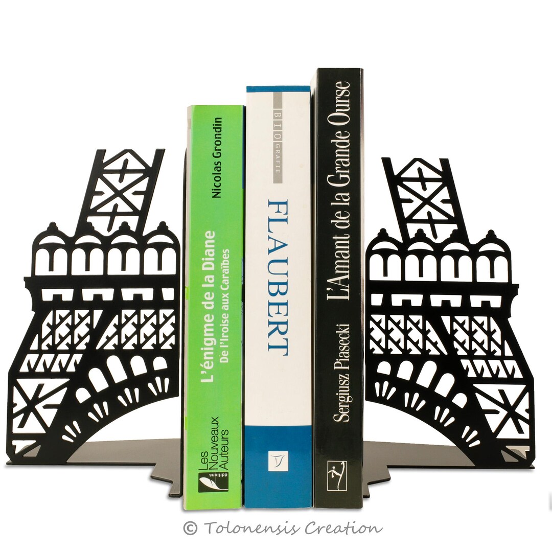 Metal Eiffel Tower Bookends,perfect Decor for Paris Lovers,perfect Gift ...