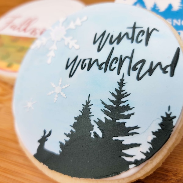 Winter Wonderland Cookies - Etsy