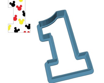 First Birthday Cookie Cutter. One Cookie Cutter. Number One Cookie ...