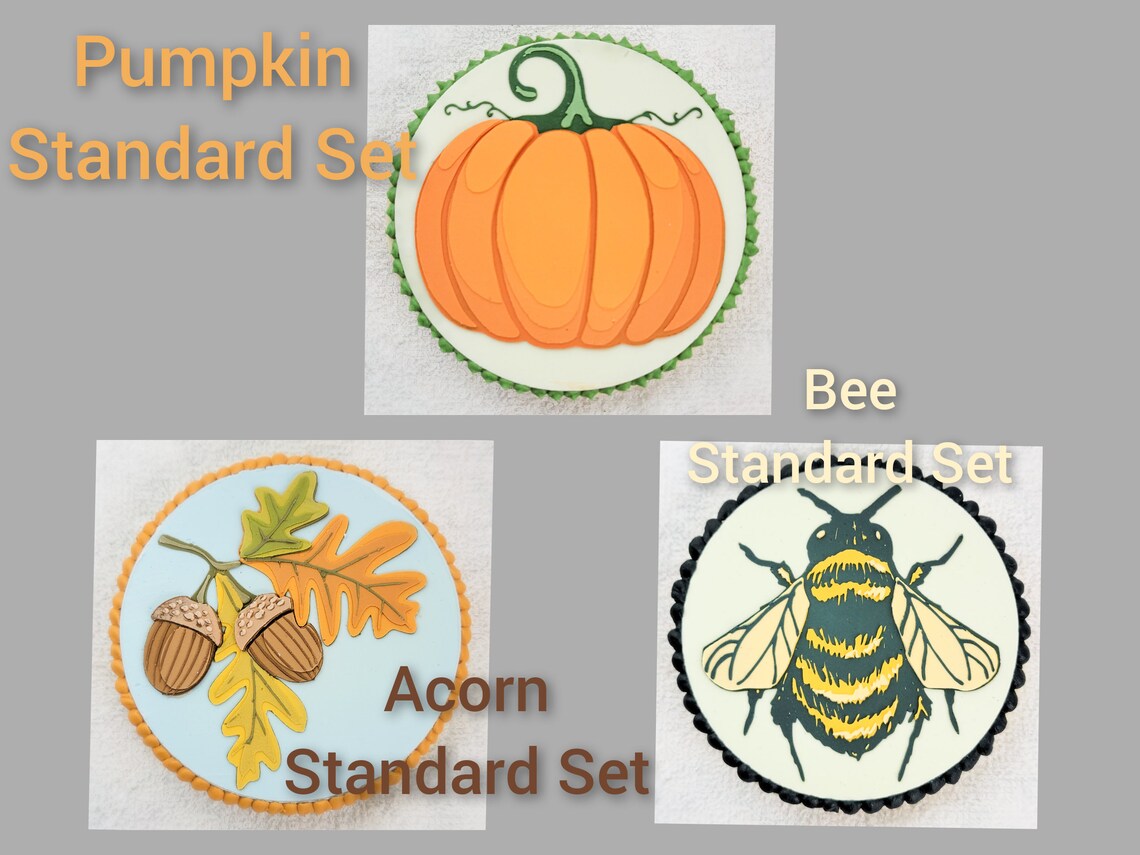 Autumn and Fall Assortment Sugar Cookie STENCIL SETS Cookie - Etsy