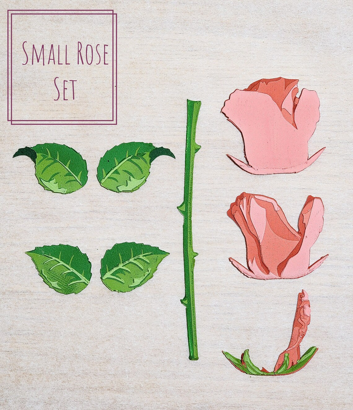 STENCIL SET for Stenciled Royal Icing Roses Cakes Cupcakes - Etsy