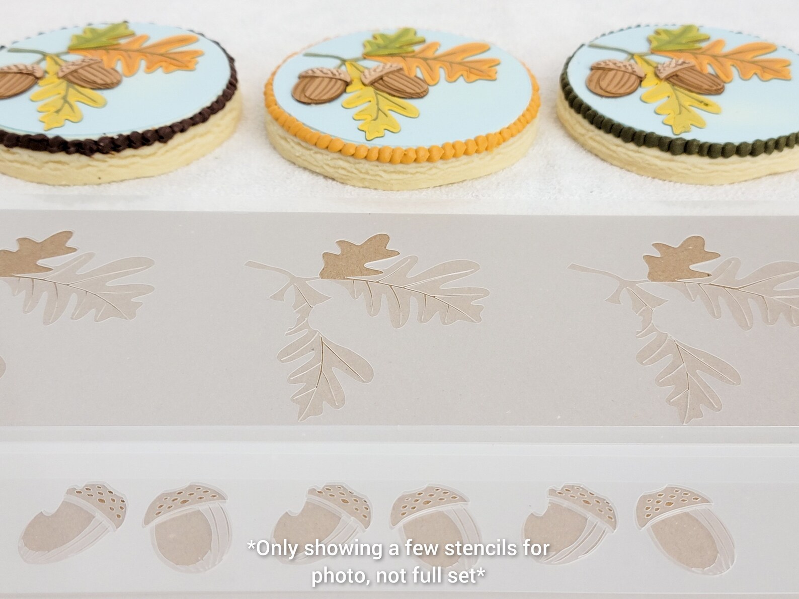 Autumn and Fall Assortment Sugar Cookie STENCIL SETS Cookie - Etsy