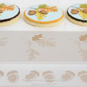 Autumn and Fall Assortment Sugar Cookie STENCIL SETS Cookie - Etsy