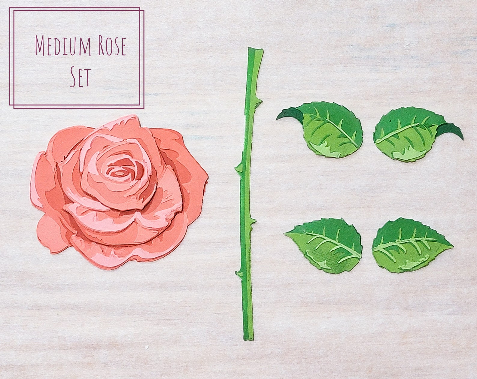 STENCIL SET for Stenciled Royal Icing Roses Cakes Cupcakes - Etsy