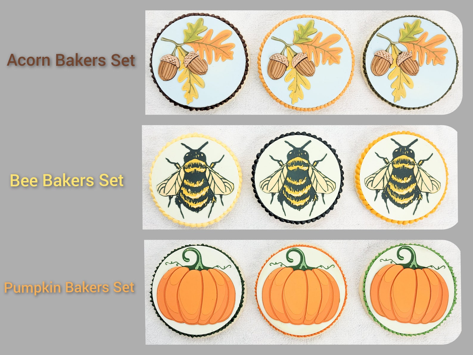Autumn and Fall Assortment Sugar Cookie STENCIL SETS Cookie - Etsy