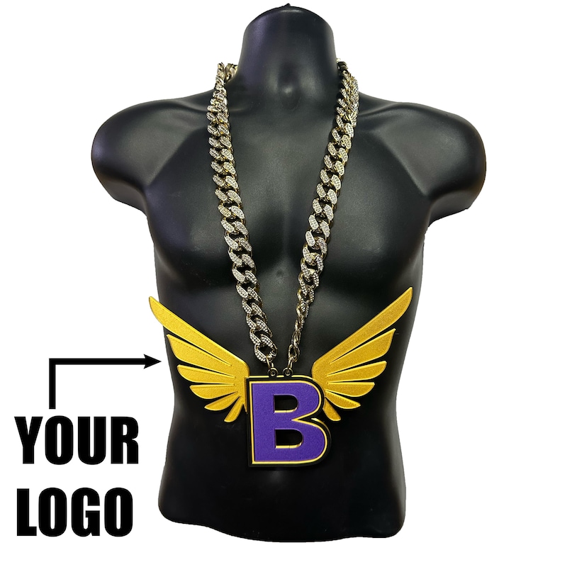 Custom Gold Chain With Logo - Etsy