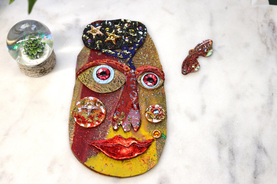 Monsieur Infini (mister Infinity) -polymer Clay Ornament/ Wall Art - Etsy