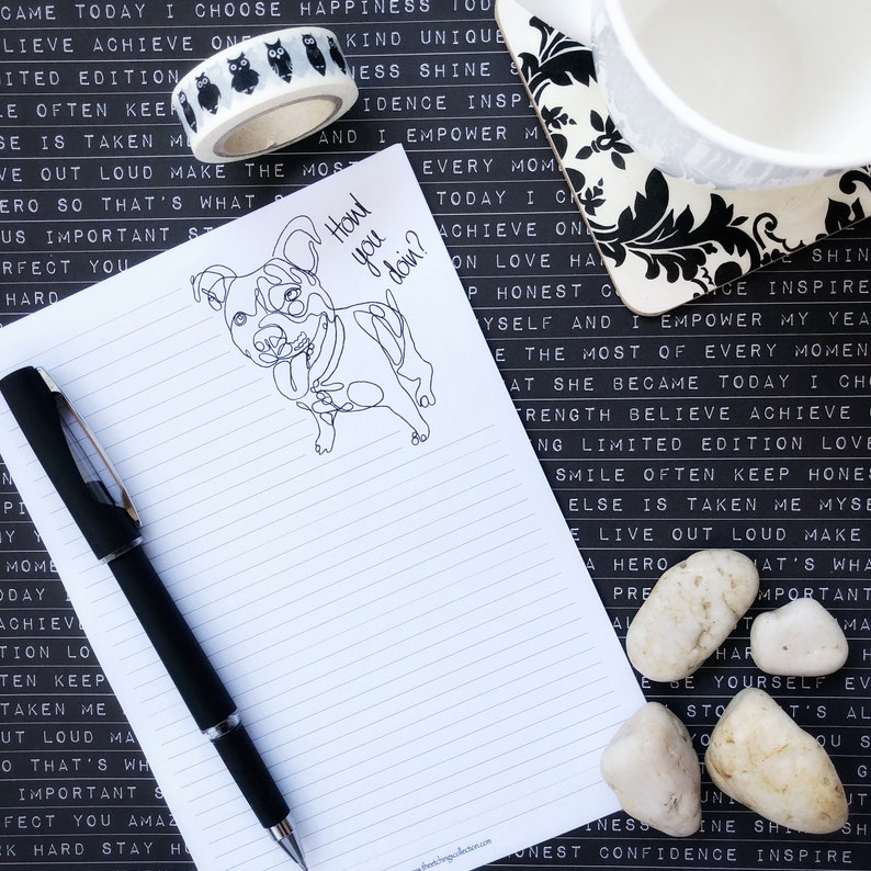 Pet Portrait Stationery Letter Writing Set Animal - Etsy