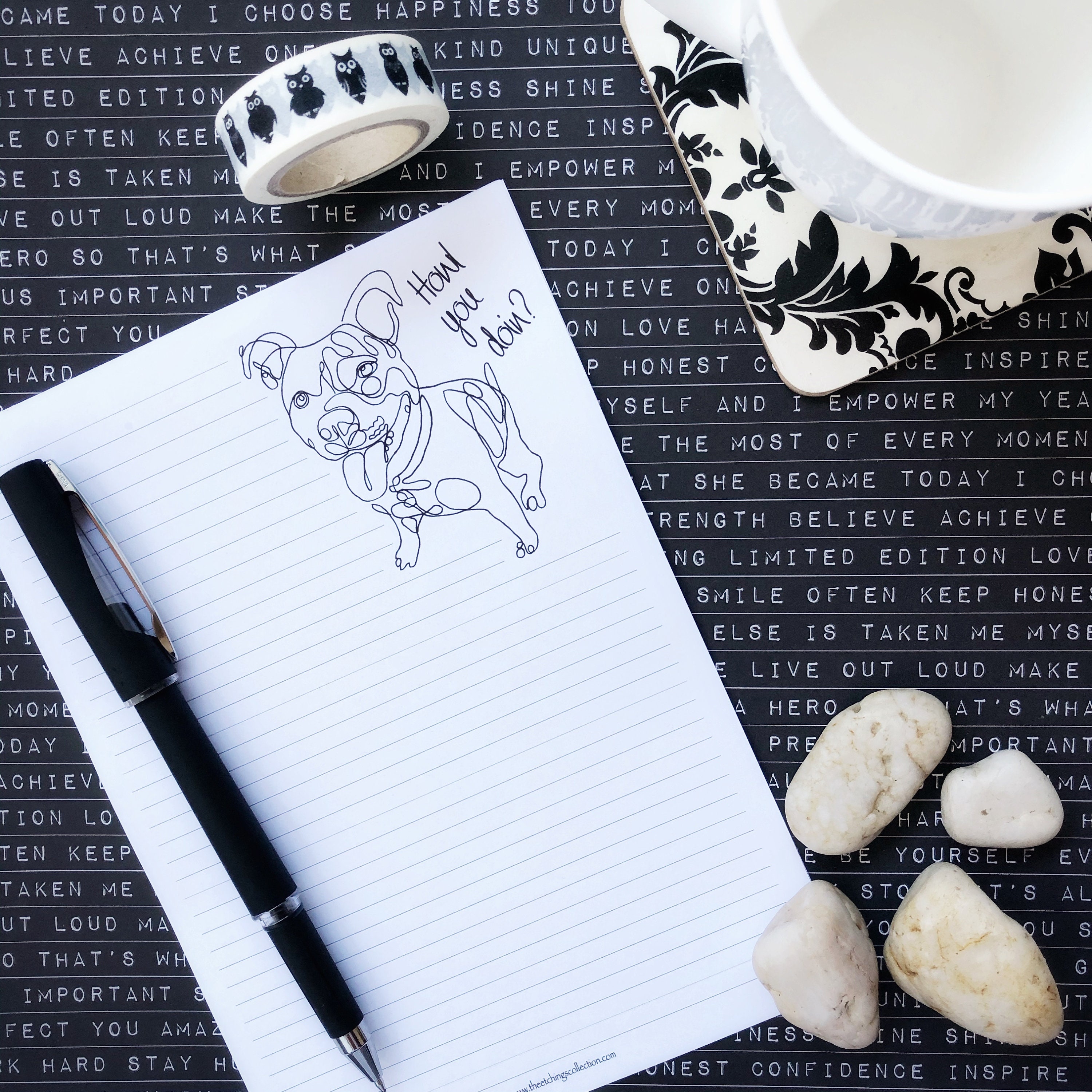 Pet Portrait Stationery Letter Writing Set Animal - Etsy