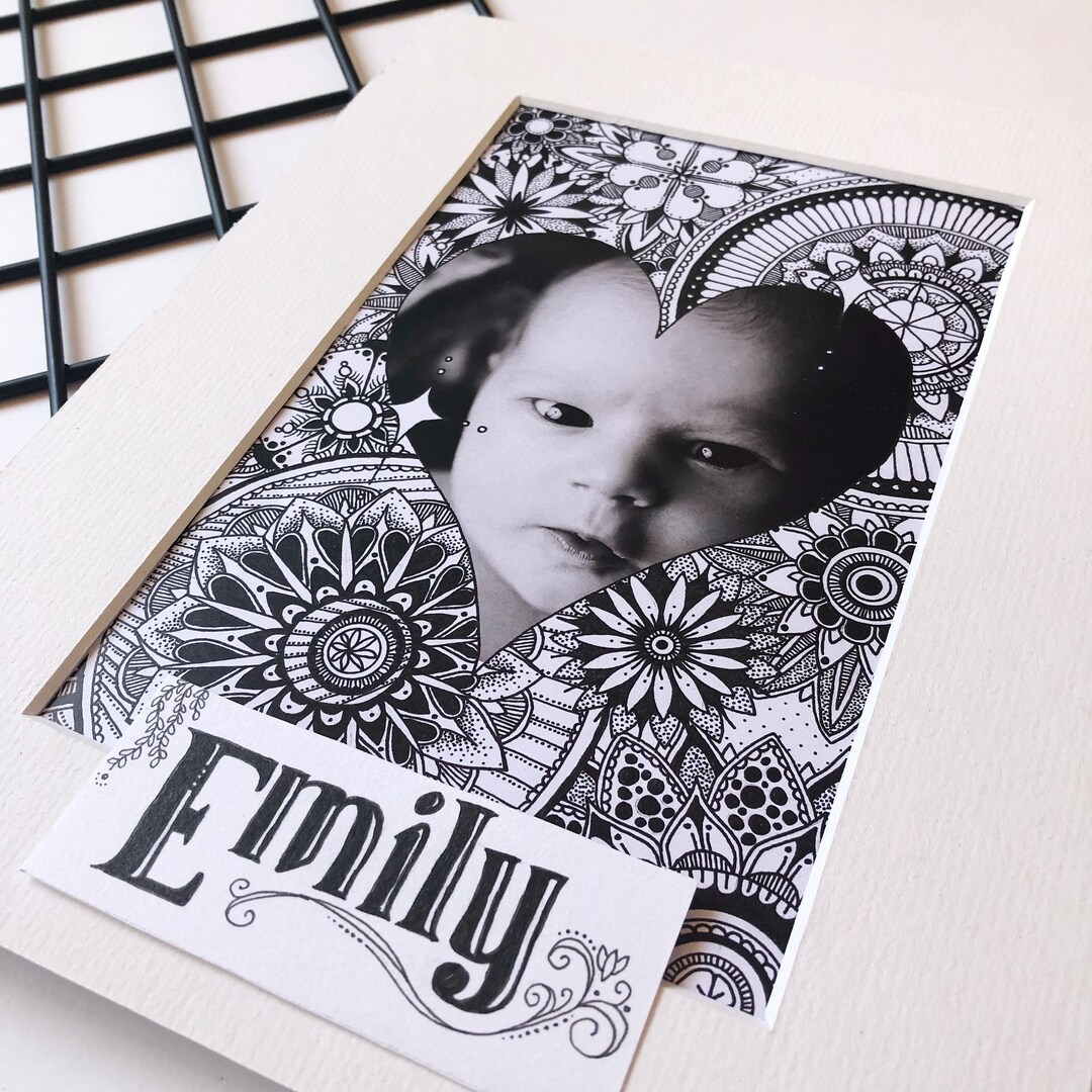 Personalised Family Print, Custom Family Portrait, Anniversary Gift ...
