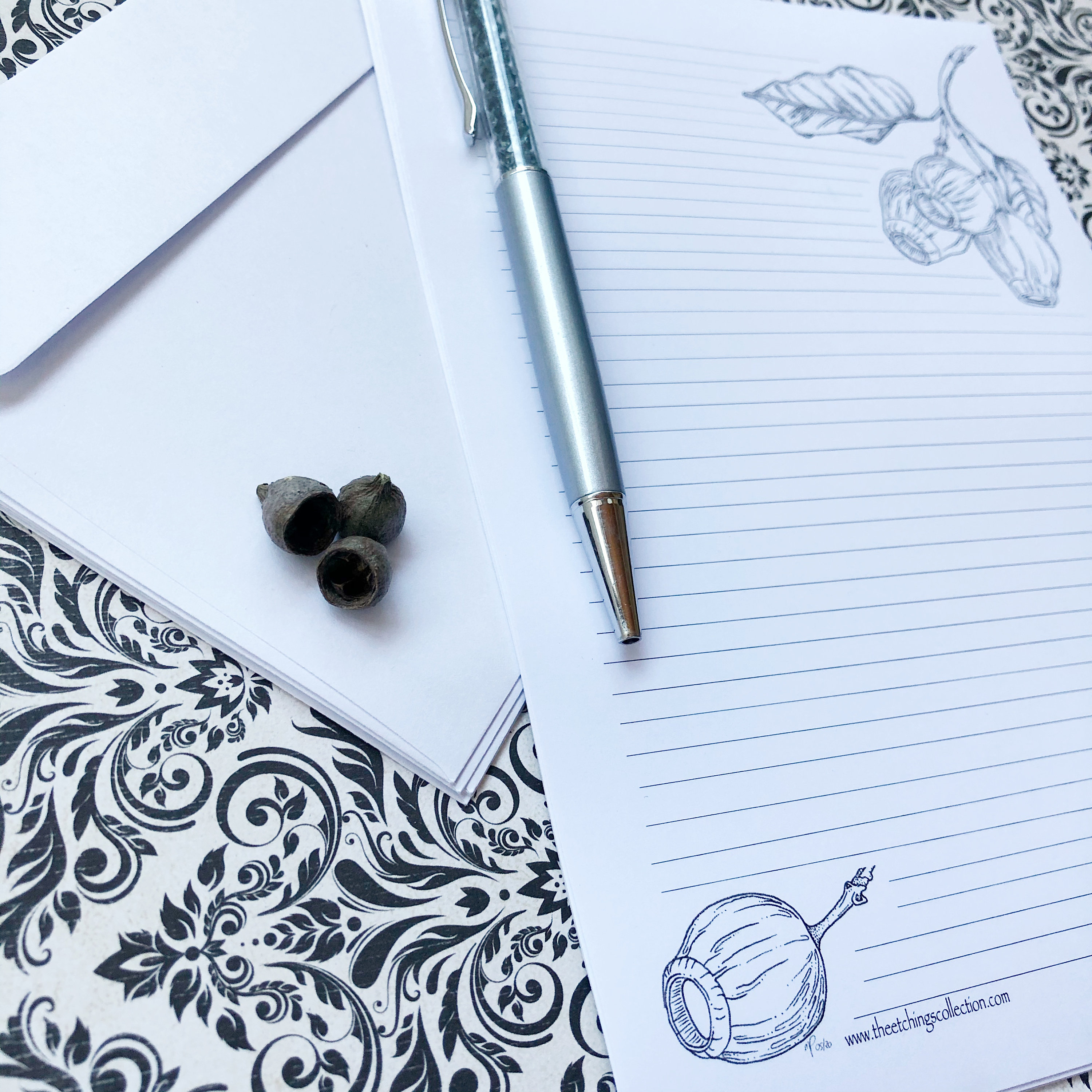 Gumnut Letter Writing Set Australian Stationary Gumnut Paper - Etsy