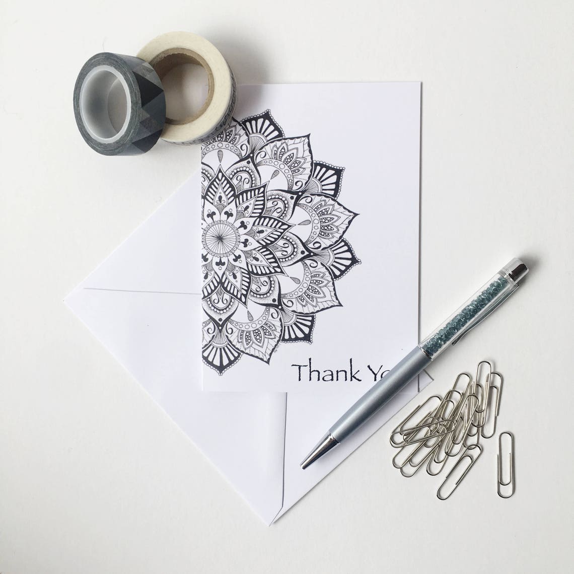 Mandala Greeting Cards Mandala Cards Zentangle Greeting - Etsy