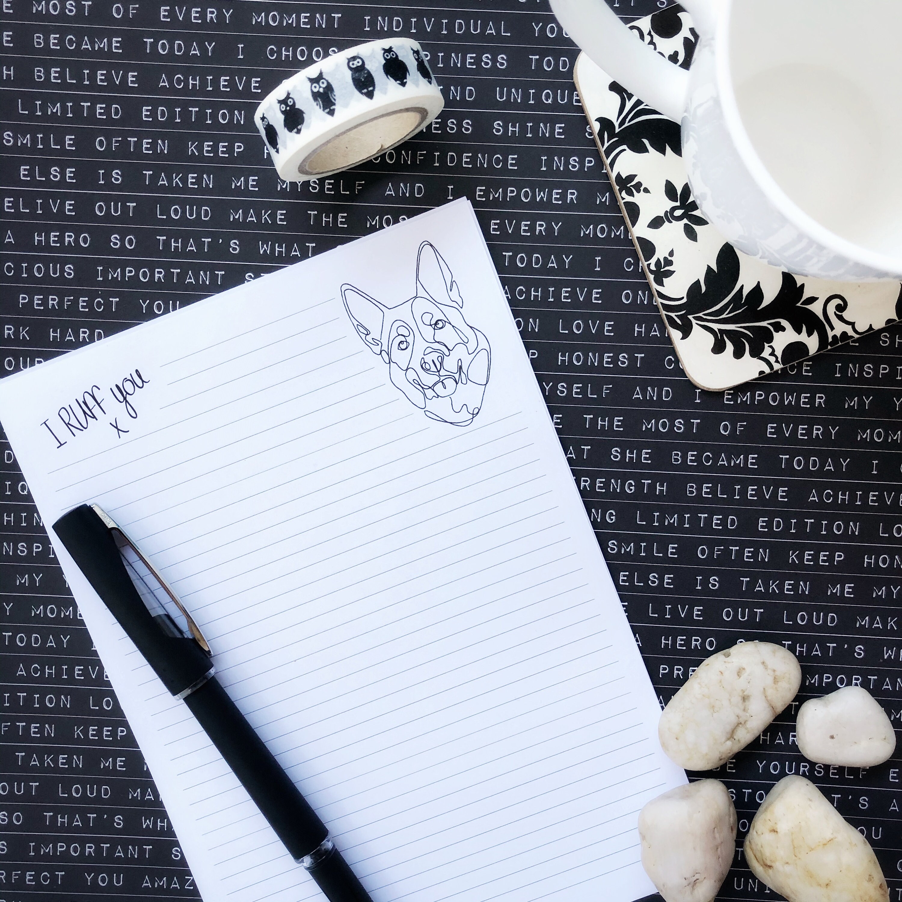 Letter Writing Set Dog Stationery Animal Stationery Letter - Etsy