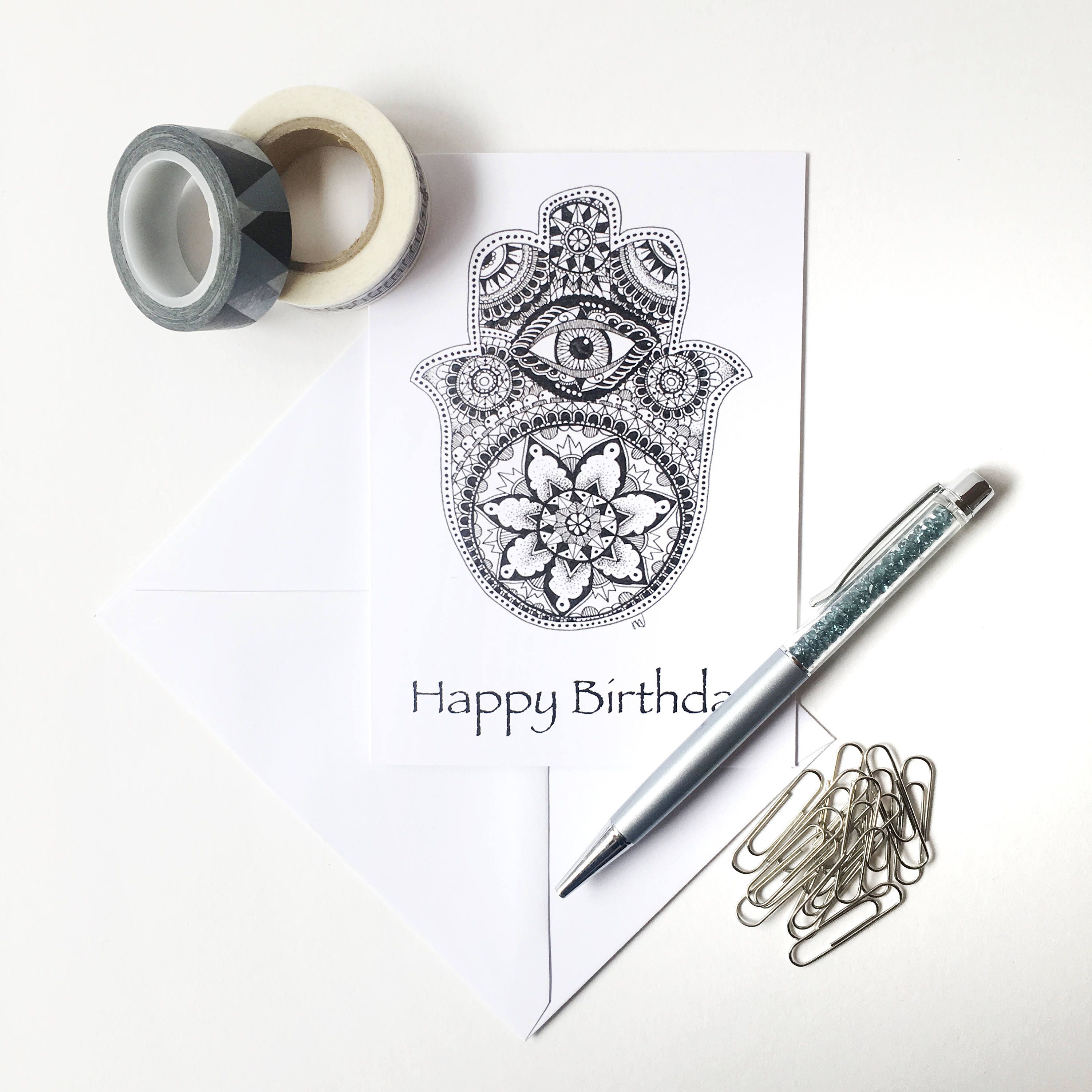 Happy Birthday Cards Birthday Greeting Cards Zentangle - Etsy