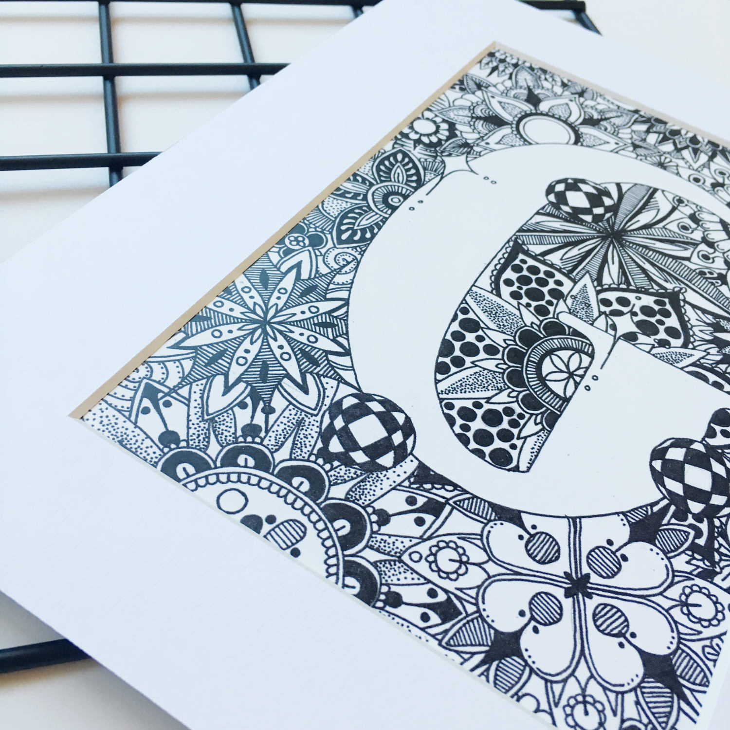 Alphabet Art, Monogram Letter G, Hand Lettering, Unique Gifts, Nursery ...