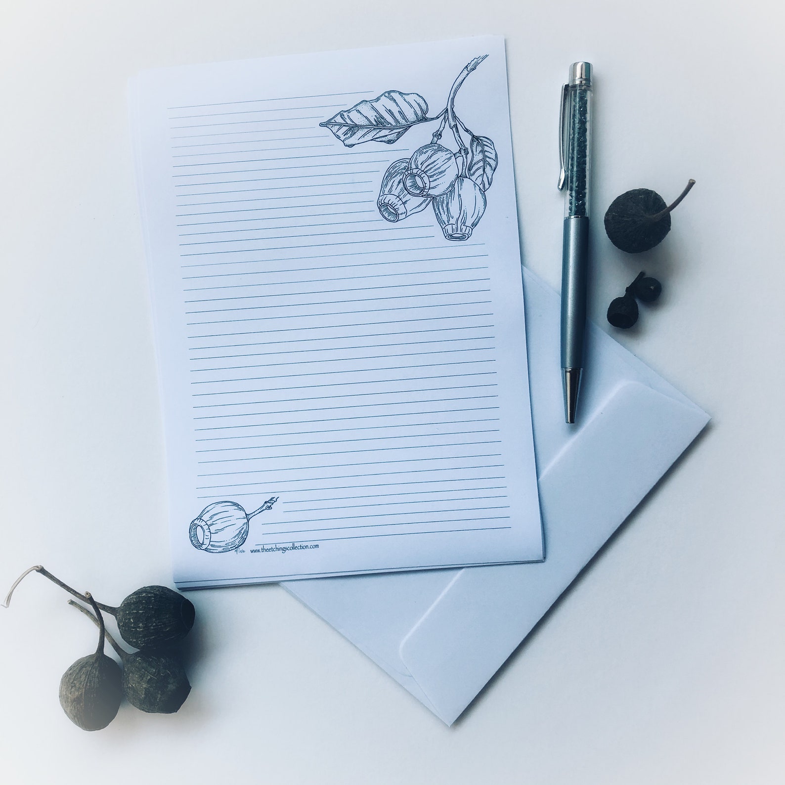 Gumnut Letter Writing Set Australian Stationary Gumnut Paper - Etsy