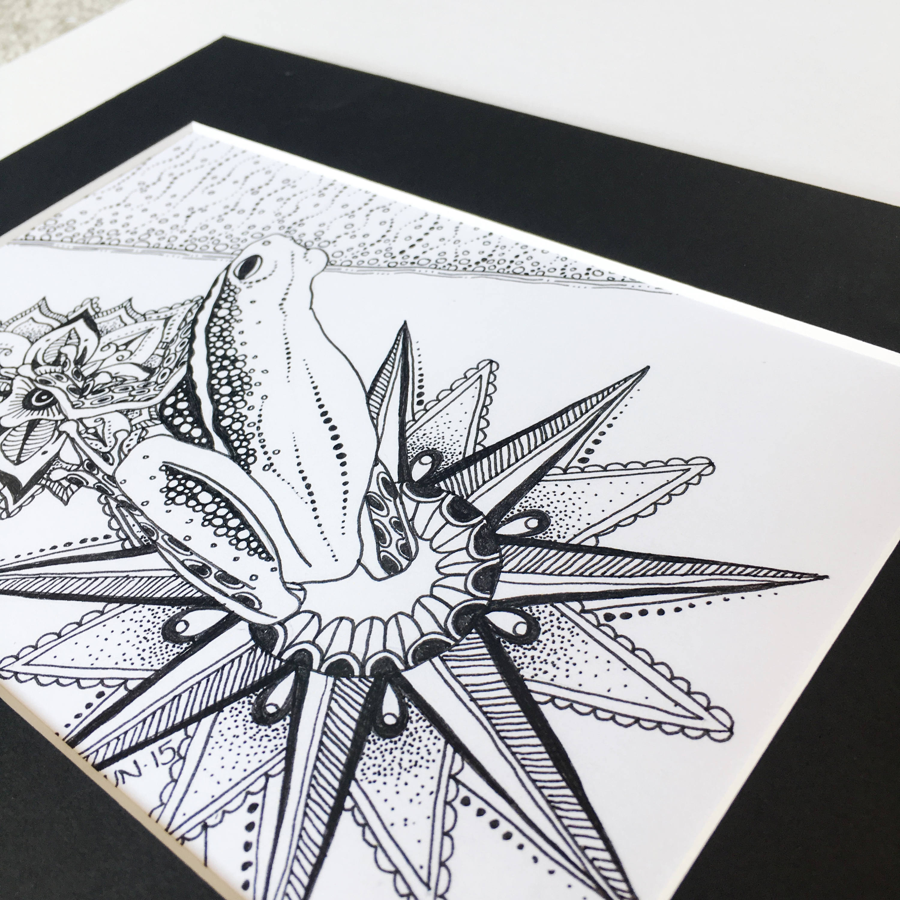 Rainforest Frog Art Animal Print Zentangle Animal Art - Etsy