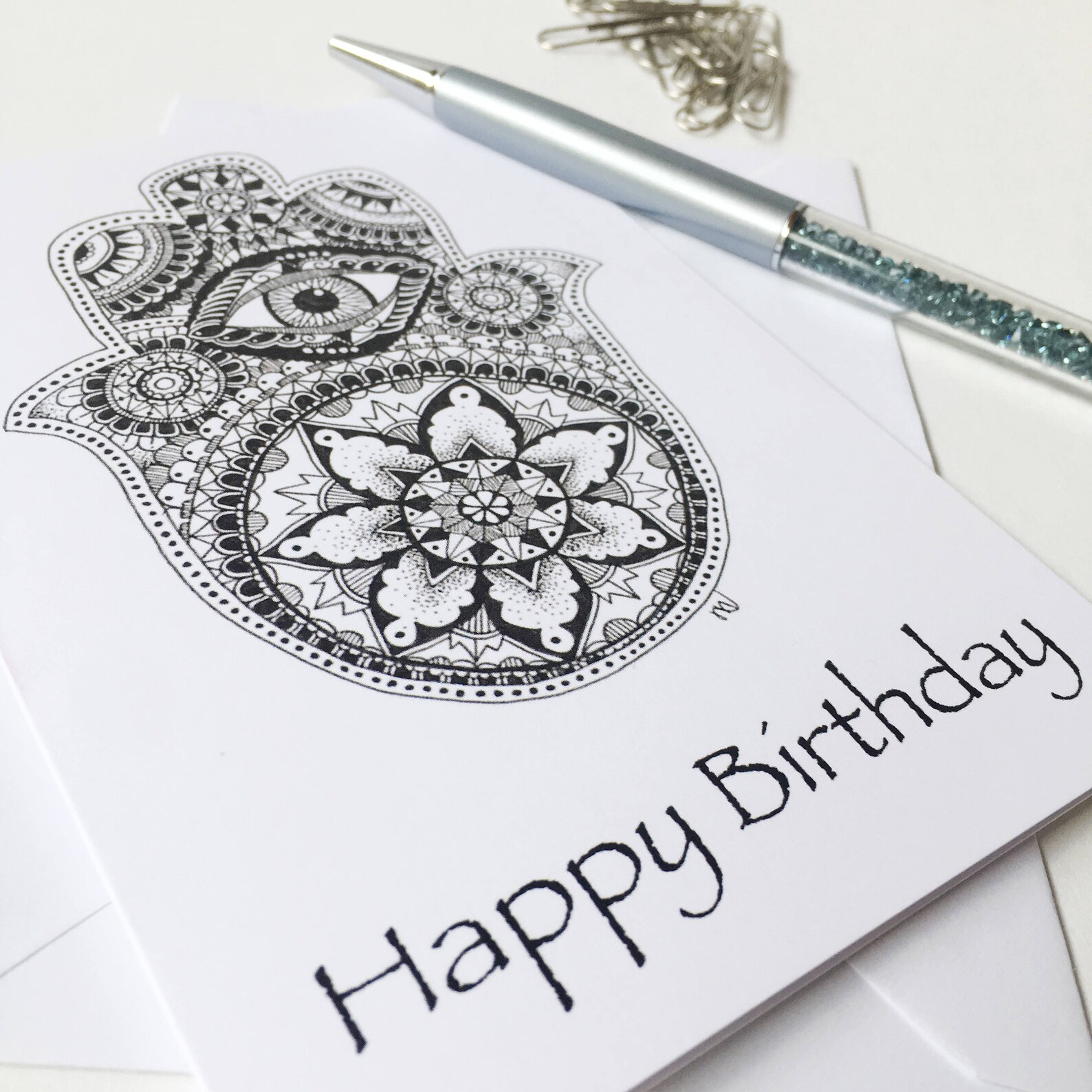 Happy Birthday Cards Birthday Greeting Cards Zentangle - Etsy